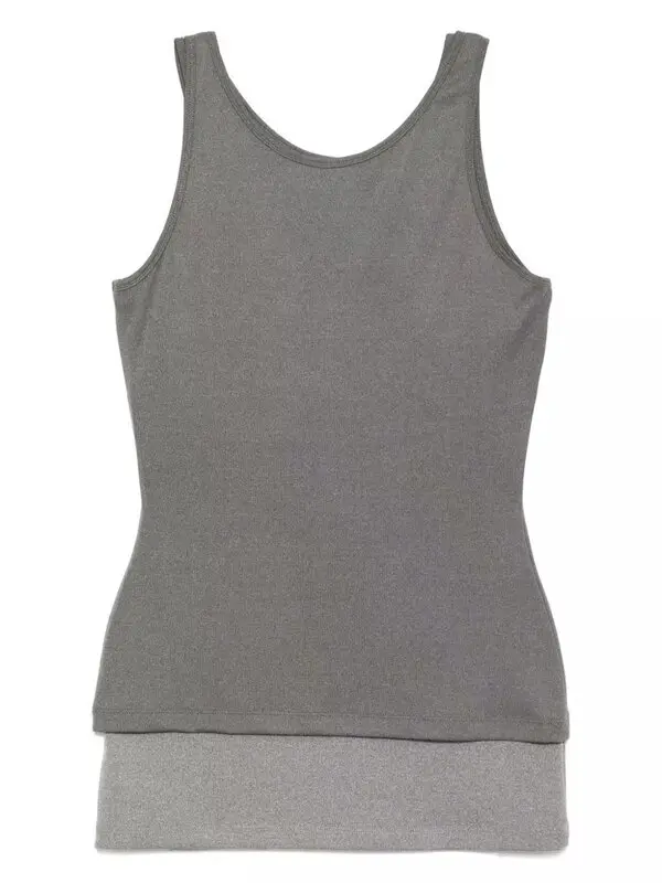 Goen.j Dual-layer Sleeveless Top - Grey