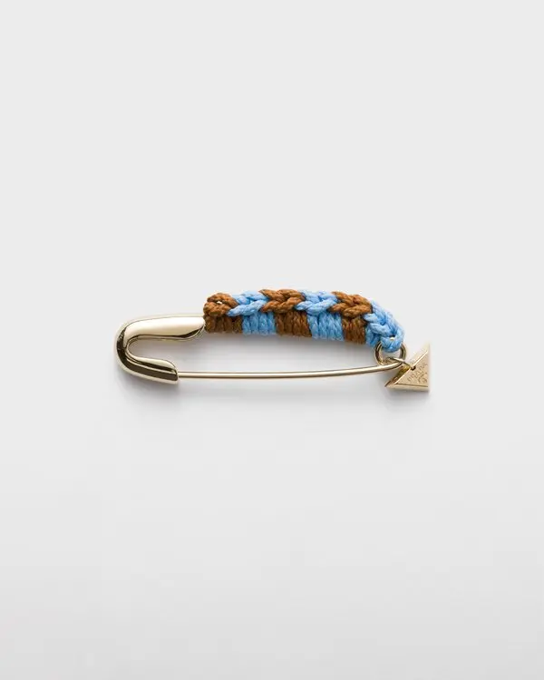 Prada Safety Pin Brooch