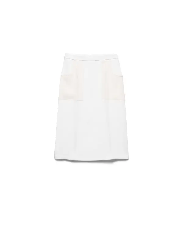 Prada Compact Sablé Skirt