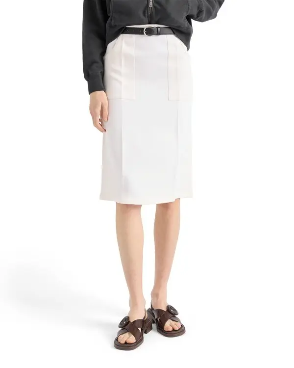 Prada Compact Sablé Skirt