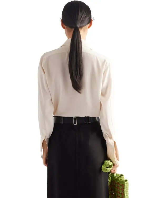Prada Old Marocain Shirt - Neutral