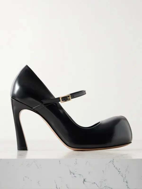 Marni New Wave Leather Mary Jane Pumps