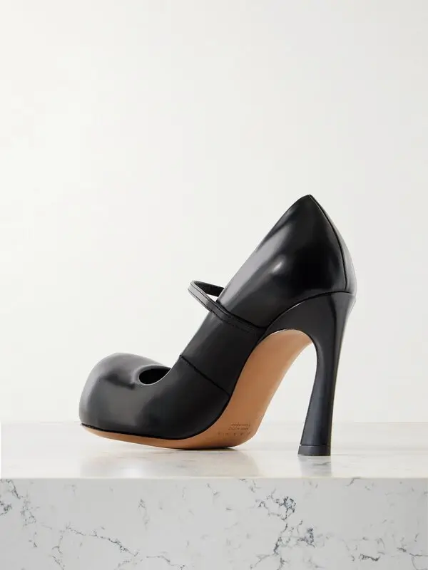 Marni New Wave Leather Mary Jane Pumps