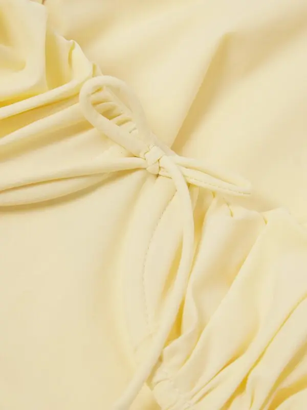 Faithfull The Brand Dinard Gathered Recycled Swimsuit