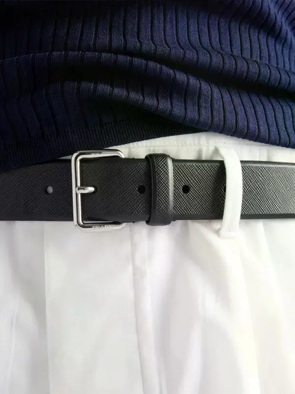 Prada Textured Belt