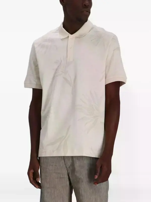 BOSS Parris Floral-patterned Polo Shirt