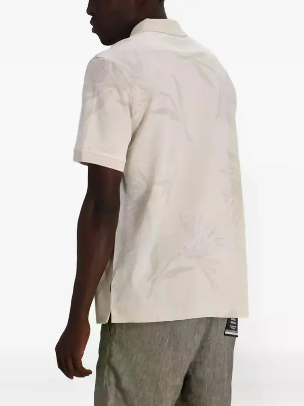 BOSS Parris Floral-patterned Polo Shirt