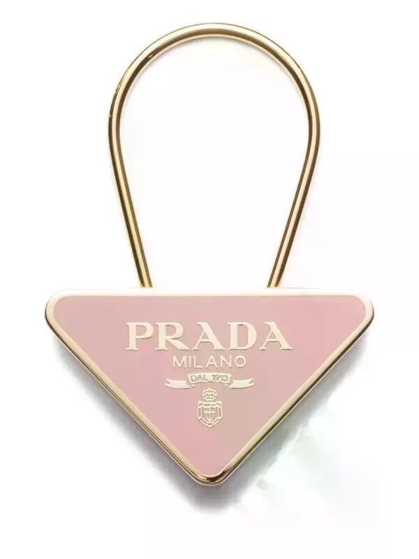 Prada Triangular Metal Charm