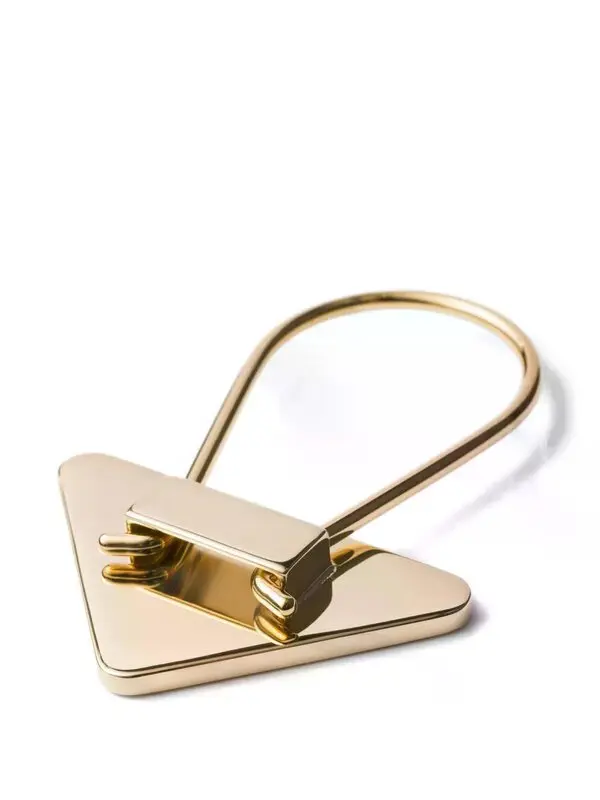 Prada Triangular Metal Charm