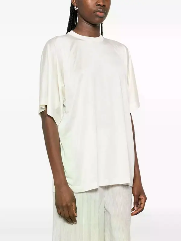 Carven Silk T-shirt - Neutrals