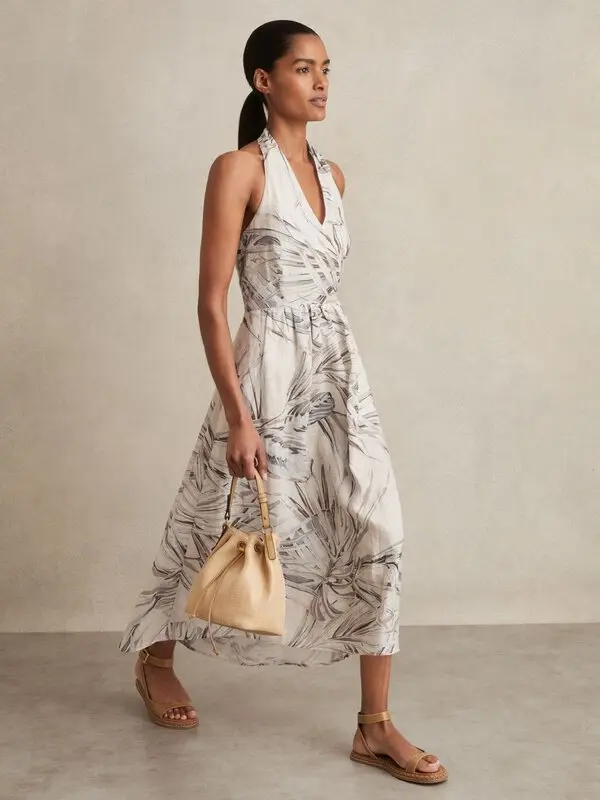 lpa carla midi dress LPA Carla Midi Dress in Blue