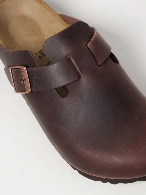 BIRKENSTOCK Buckled Clogs - Brown