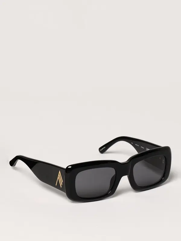 Attico Rectangle Frame Sunglasses - Black