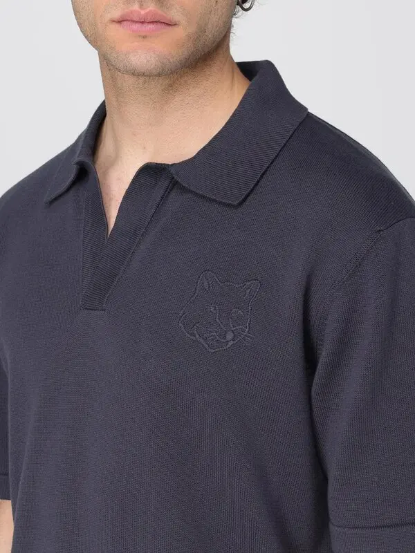 Maison Kitsuné Polo Shirt - Grey