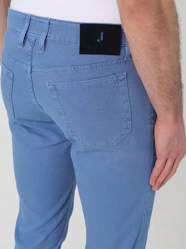 JECKERSON Tailored Stretch Jeans - Gnawed Blue
