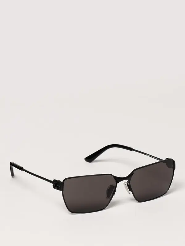 Balenciaga Rectangular Frame Sunglasses - Black