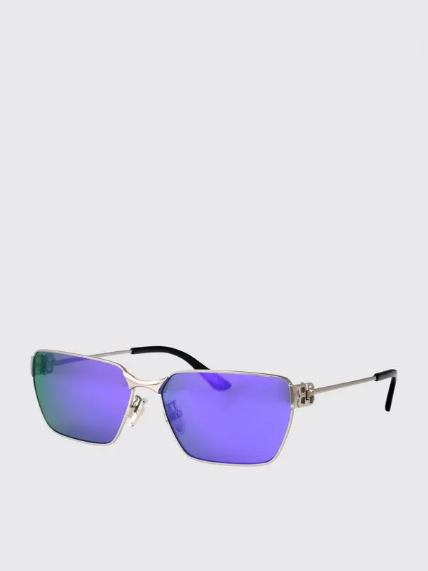 Balenciaga Rectangular Frame Sunglasses - Silver