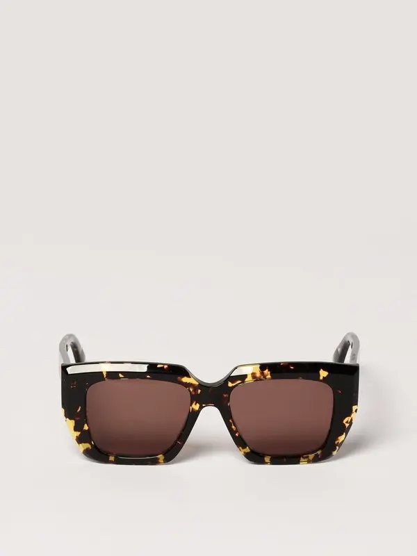 Bottega Veneta Rectangular Frame Sunglasses - Brown