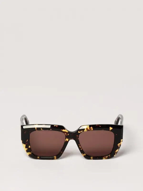 Bottega Veneta Rectangular Frame Sunglasses - Brown
