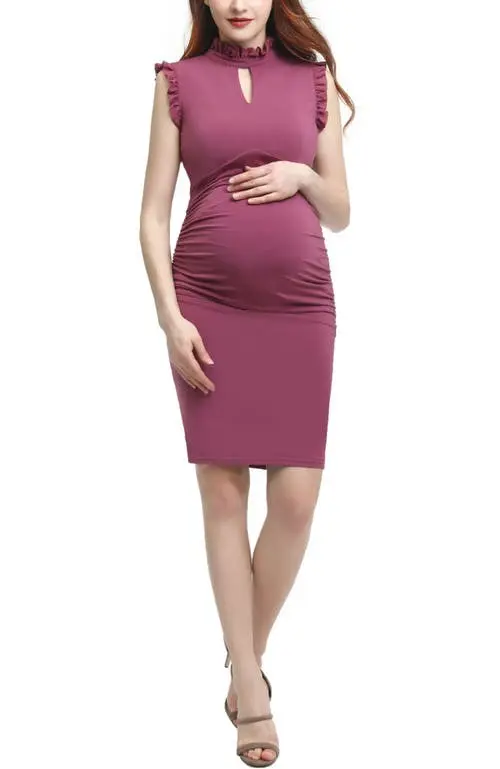 KIMI + KAI Madeline Maternity Sheath Dress - Rose