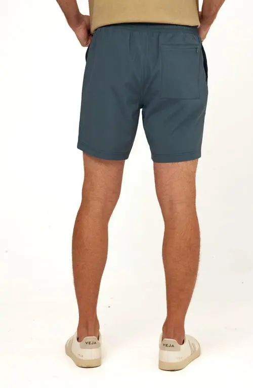 THREADS 4 THOUGHT Flat Front Stretch Drawstring Shorts