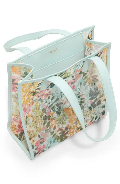 Ted Baker London Floral Patterned Mesh Tote