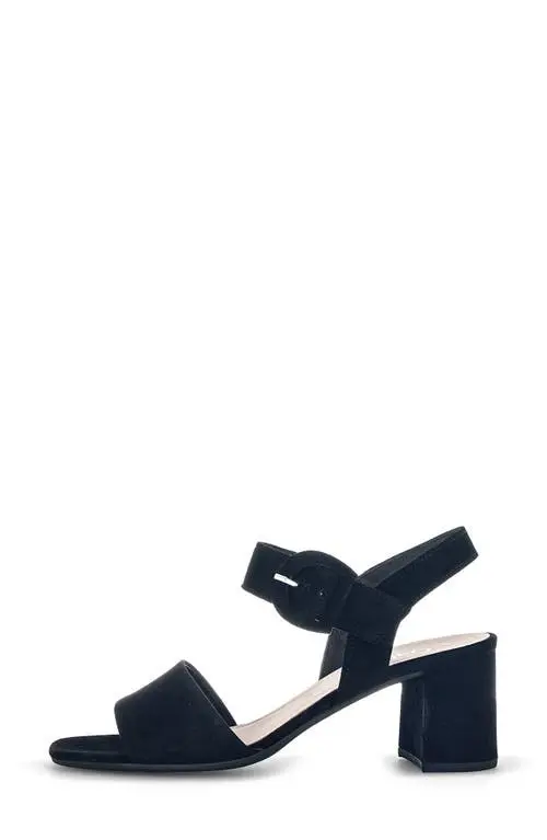 Gabor Block Heel Sandal - Black