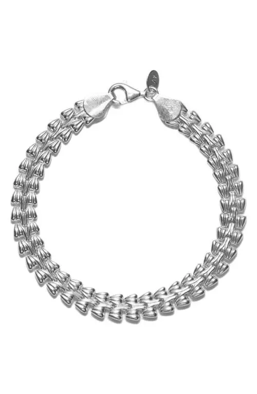 Argento Vivo Panther Link Bracelet - Silver