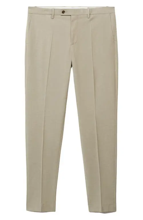 Mango Milan Slim Fit Suit Pants - Green