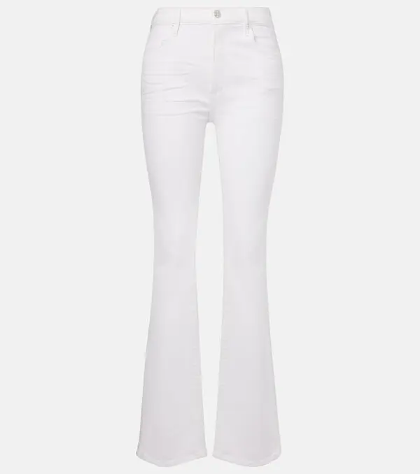 Citizens Of Humanity Lilah High-rise Bootcut Jeans - White