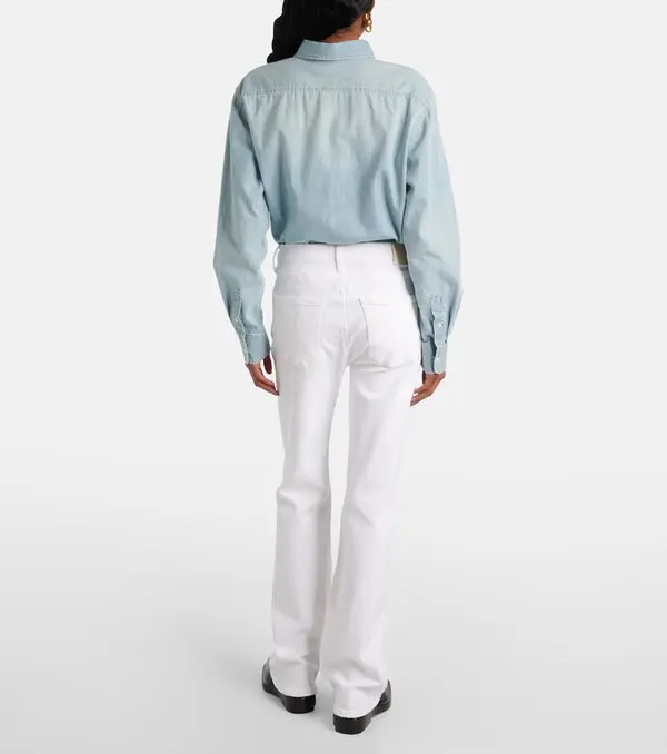 Citizens Of Humanity Lilah High-rise Bootcut Jeans - White