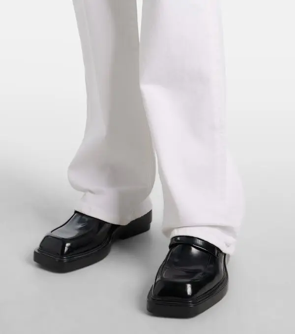 Citizens Of Humanity Lilah High-rise Bootcut Jeans - White