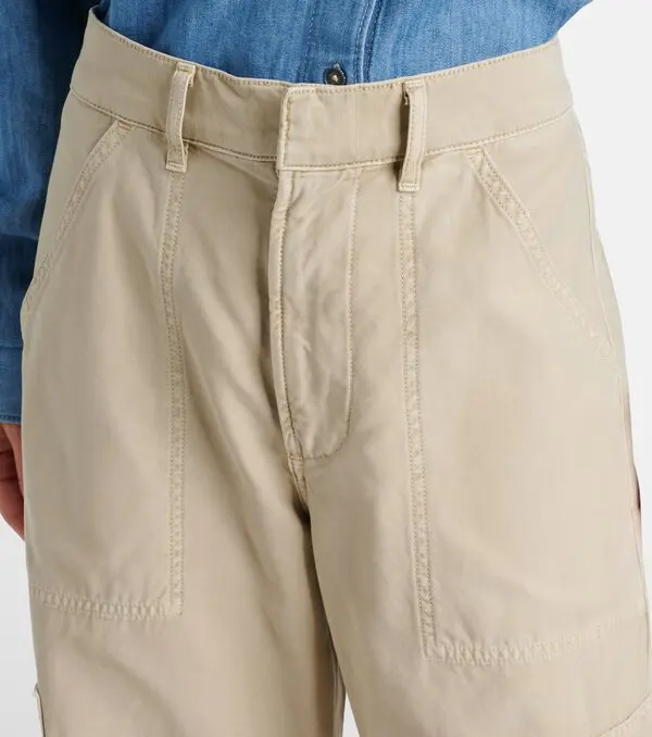 Citizens Of Humanity Marcelle Mid-rise Cargo Pants - Neutrals