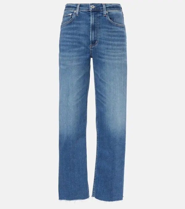 Citizens Of Humanity Palma High-rise Straight Jeans - Blue