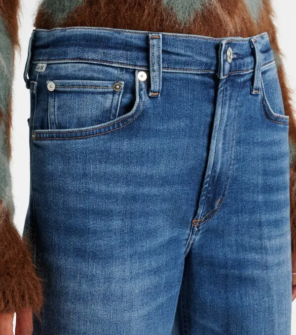 Citizens Of Humanity Palma High-rise Straight Jeans - Blue