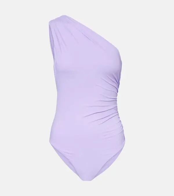 Melissa Odabash Arizona One-shoulder Swimsuit - Purple