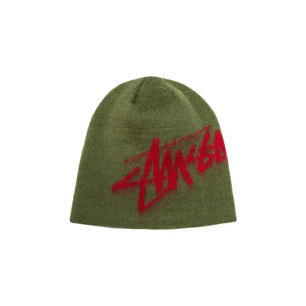 StÜssy Brushed Out Stock Skullcap - Green
