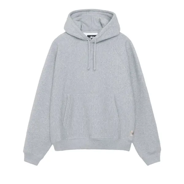 StÜssy Fleece Raglan Hoodie - Grey