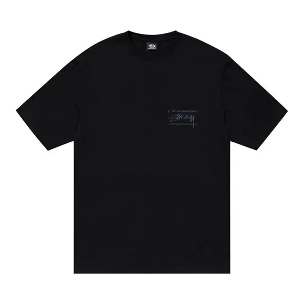 StÜssy Smooth International Tee - Black