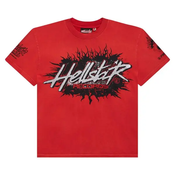 HELLSTAR Records T-shirt - Red