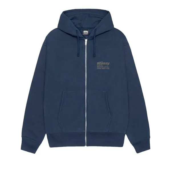 StÜssy Dna Zip Up Hoodie