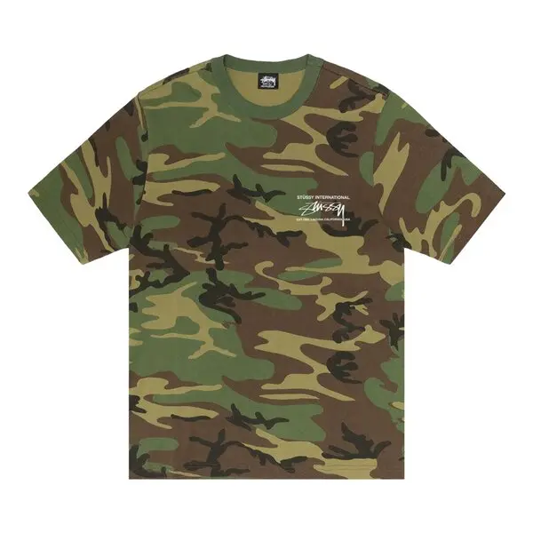 StÜssy Smooth International Camo Tee