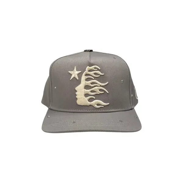 HELLSTAR Og Logo Snapback Hat - Grey