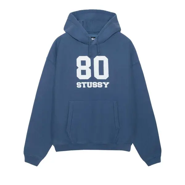 StÜssy 80 Relaxed Hoodie - Blue