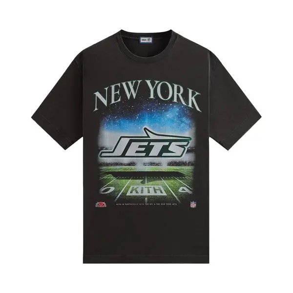 Kith 47 For The Nfl: Jets Vintage Tee - Black