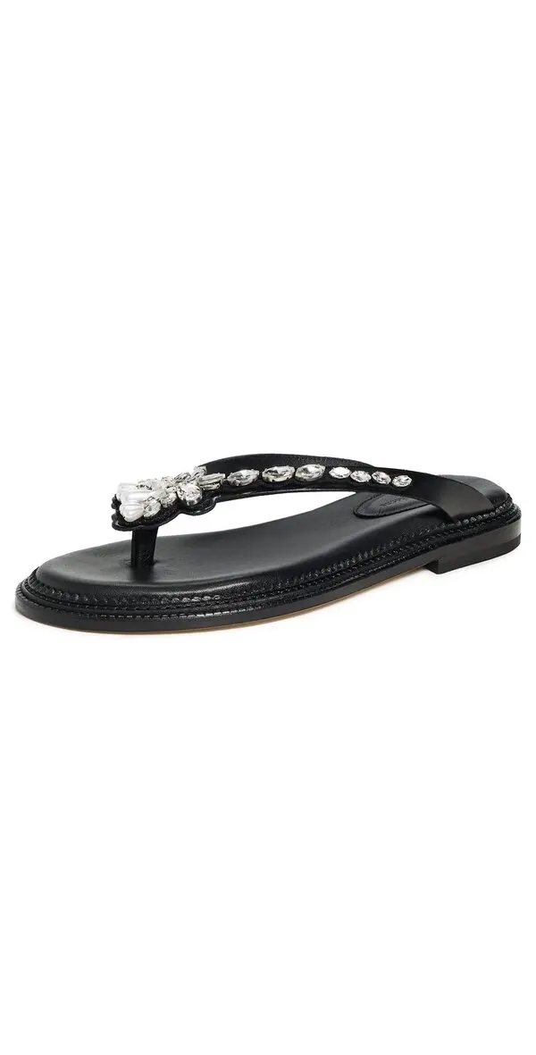 Simone Rocha Embellished Thong Sandals