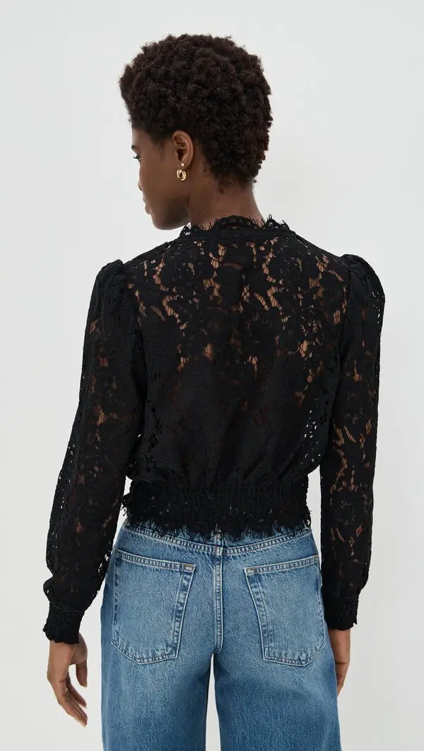 Generation Love Kairi Lace Wrap Blouse