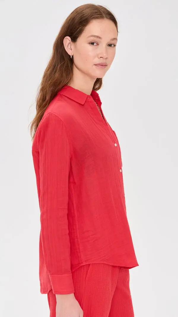 Rails Ellis Shirt - Cherry