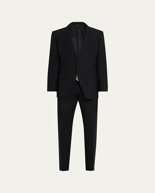 TOM FORD O'connor Wool Suit - Blk Sld