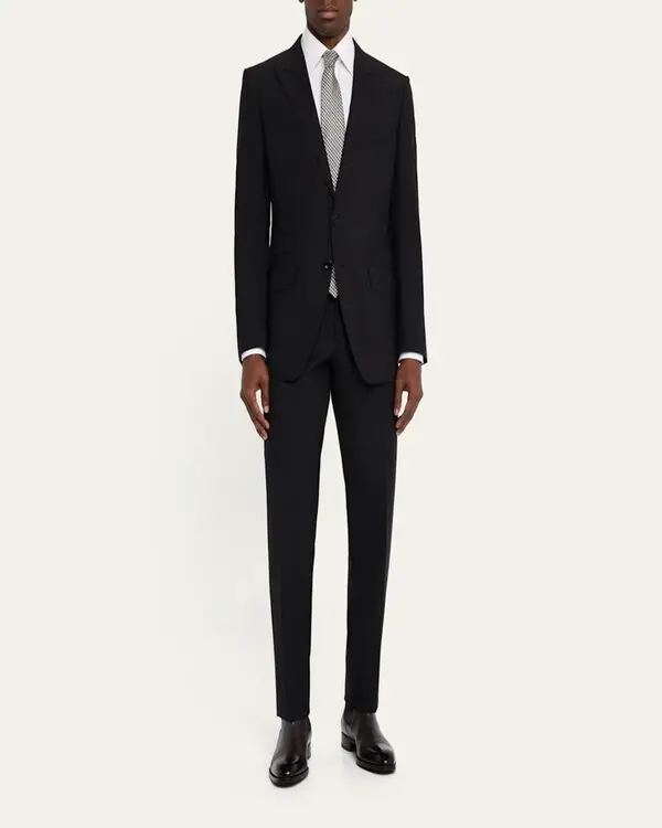 TOM FORD O'connor Wool Suit - Blk Sld